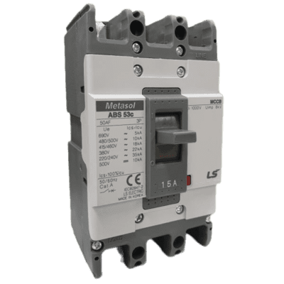 Thiết bị aptomat LS MCCB 3P ABS53c 20A 22kA CK 48-52%|ABS53c20A| Thiết ...